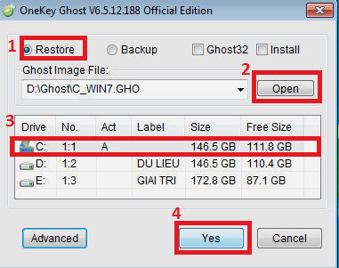 Ghost Windows Bằng OneKey Ghost » Kiến Thức IT